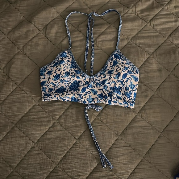 SHEIN | Swim | Shein Blue Print Bathing Suit Never Used | Poshmark